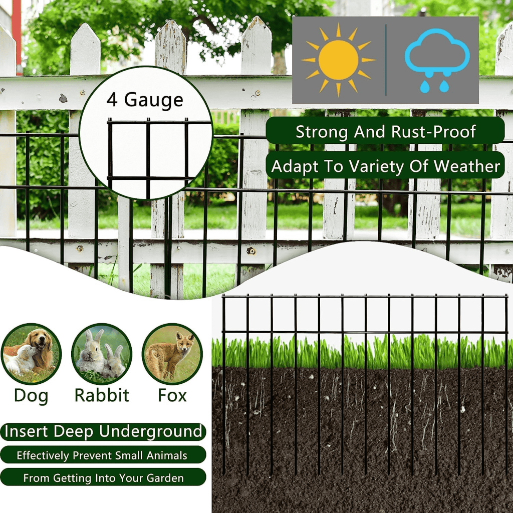 Black Animal Barrier Fence - YESON