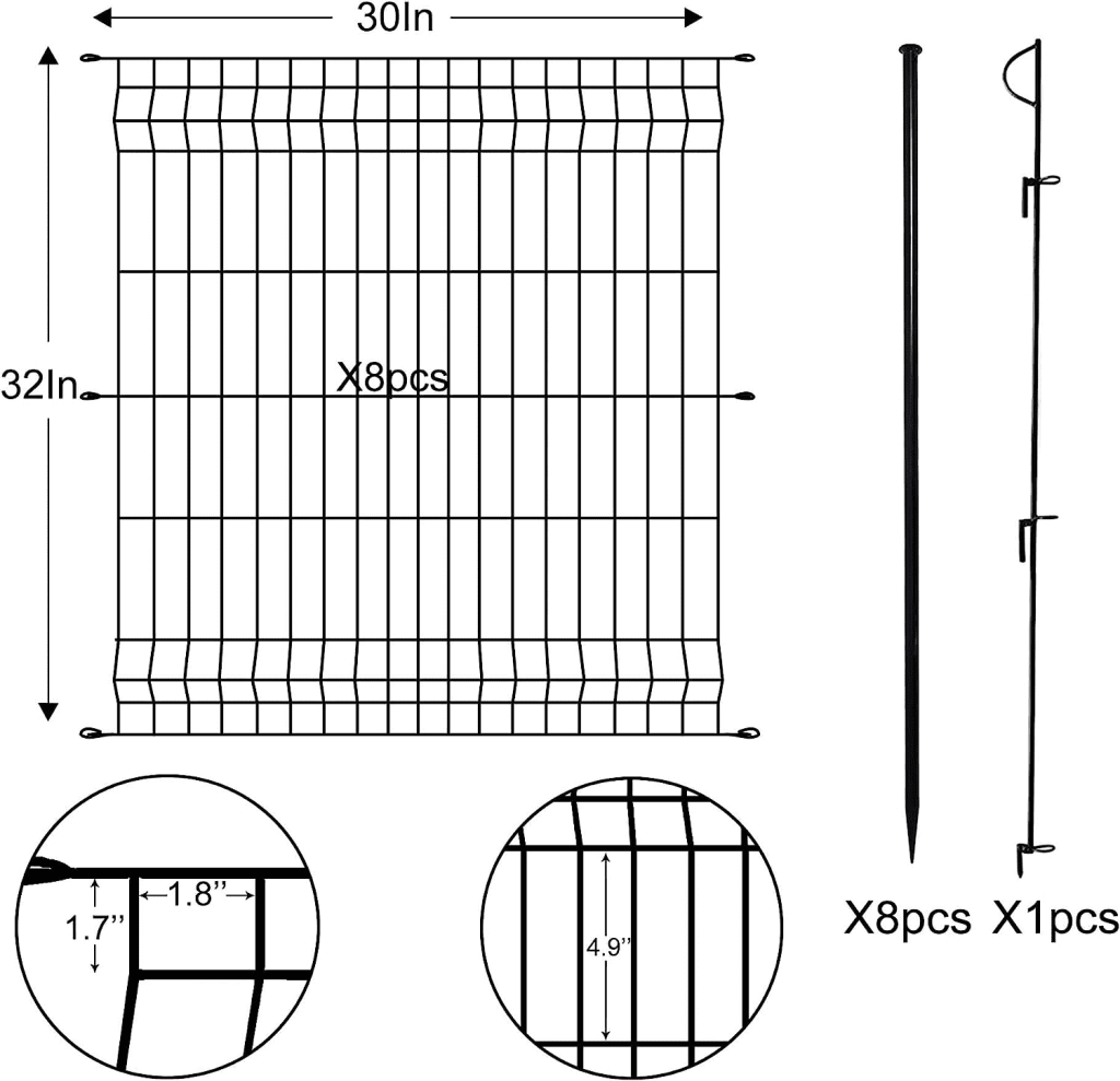 Portable landscape decoration garden fence - YESON
