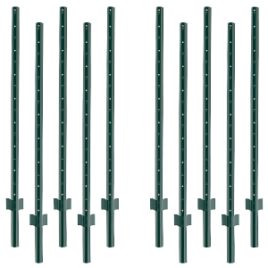 T Post & U Post Green Metal Fence Post - YESON
