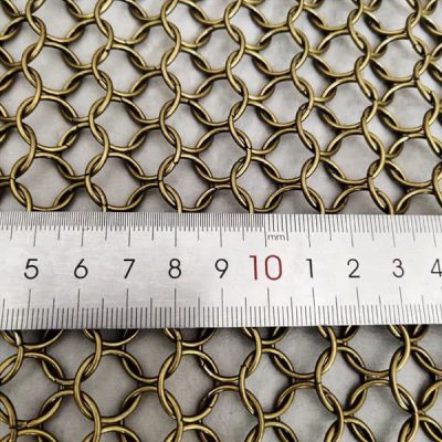 Stainless Steel Metal Ring Chainmail Mesh - YESON